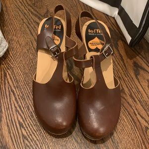 Swedish Hasbeens | Shoes | Swedish Hasbeen Clogsdark Brown | Poshmark